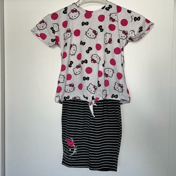 Hello Kitty | Matching Sets | Hello Kitty Pink And Black Matching Set ...